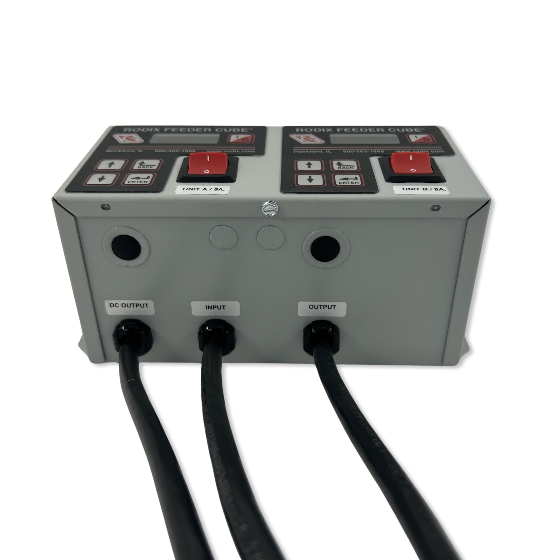 Part # 121-000-2132, Model FC-200-2-240-DC-A, Dual Feeder Cube, 240V On ...