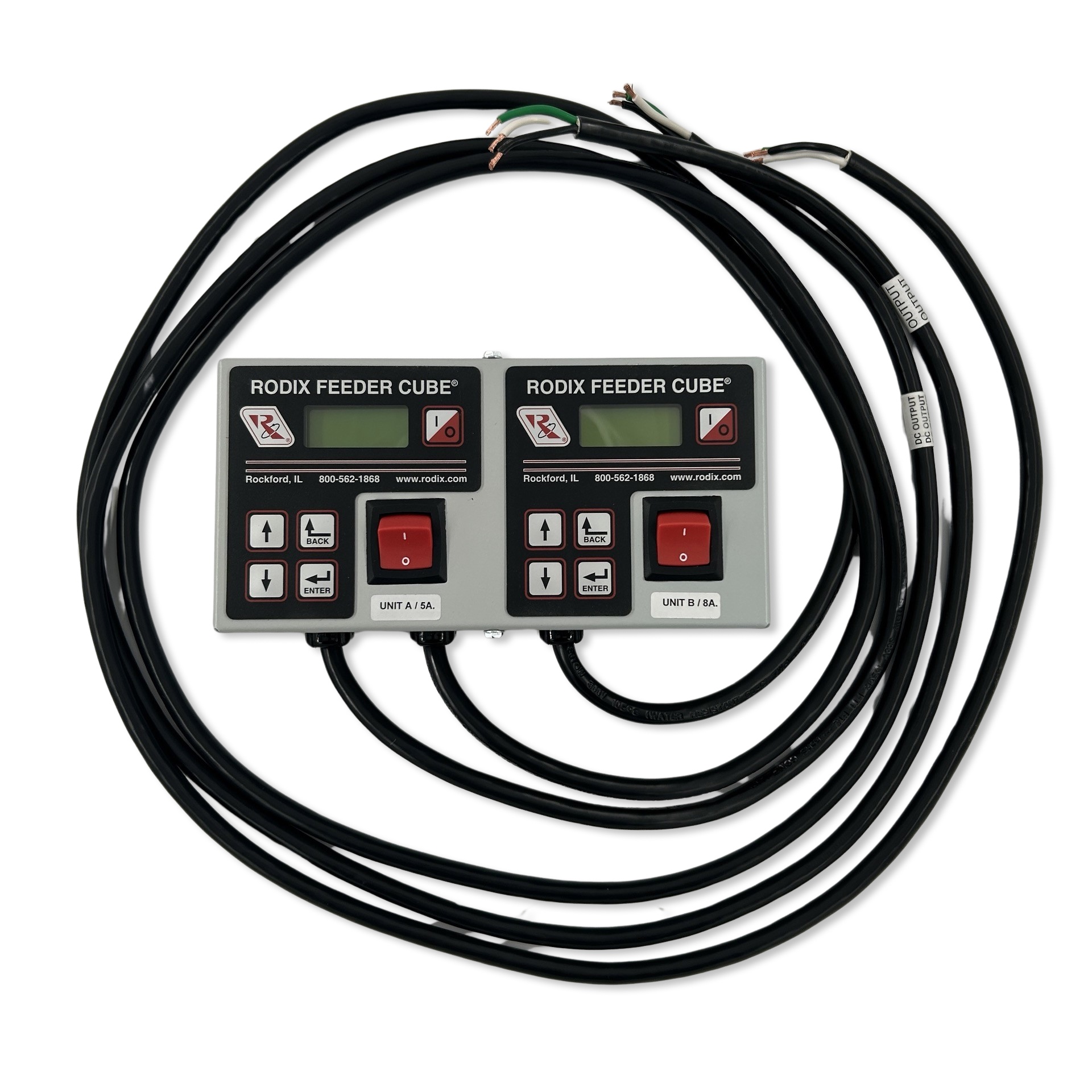 Part # 121-000-2132, Model FC-200-2-240-DC-A, Dual Feeder Cube, 240V On ...