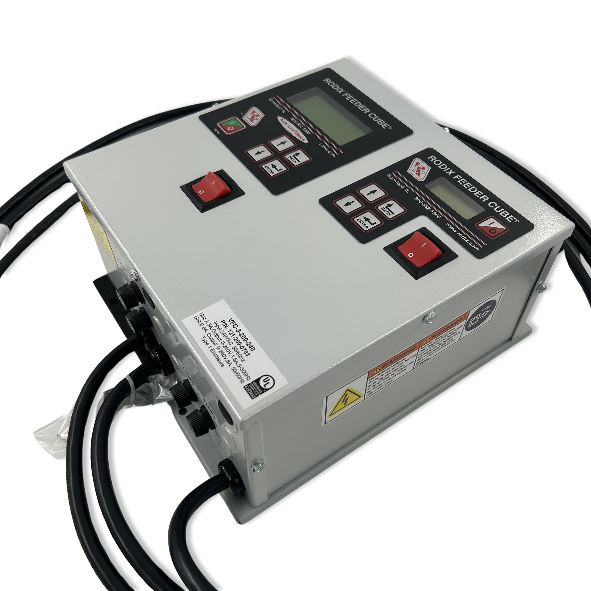 Part # 121-200-0783, Model VFC-3-200-240, Dual Feeder Cube, 240V On ...