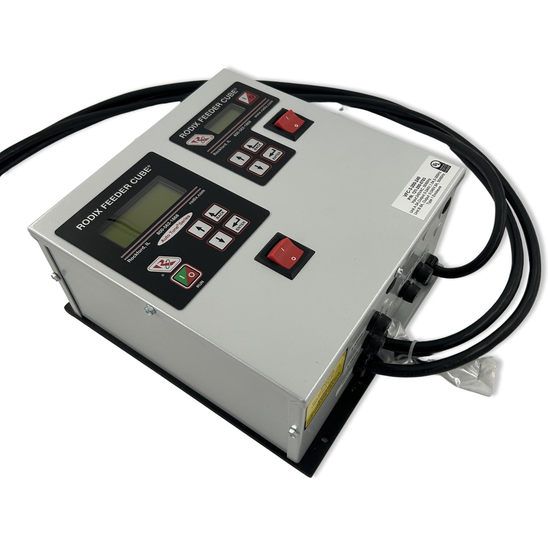 Part # 121-200-0783, Model VFC-3-200-240, Dual Feeder Cube, 240V On ...